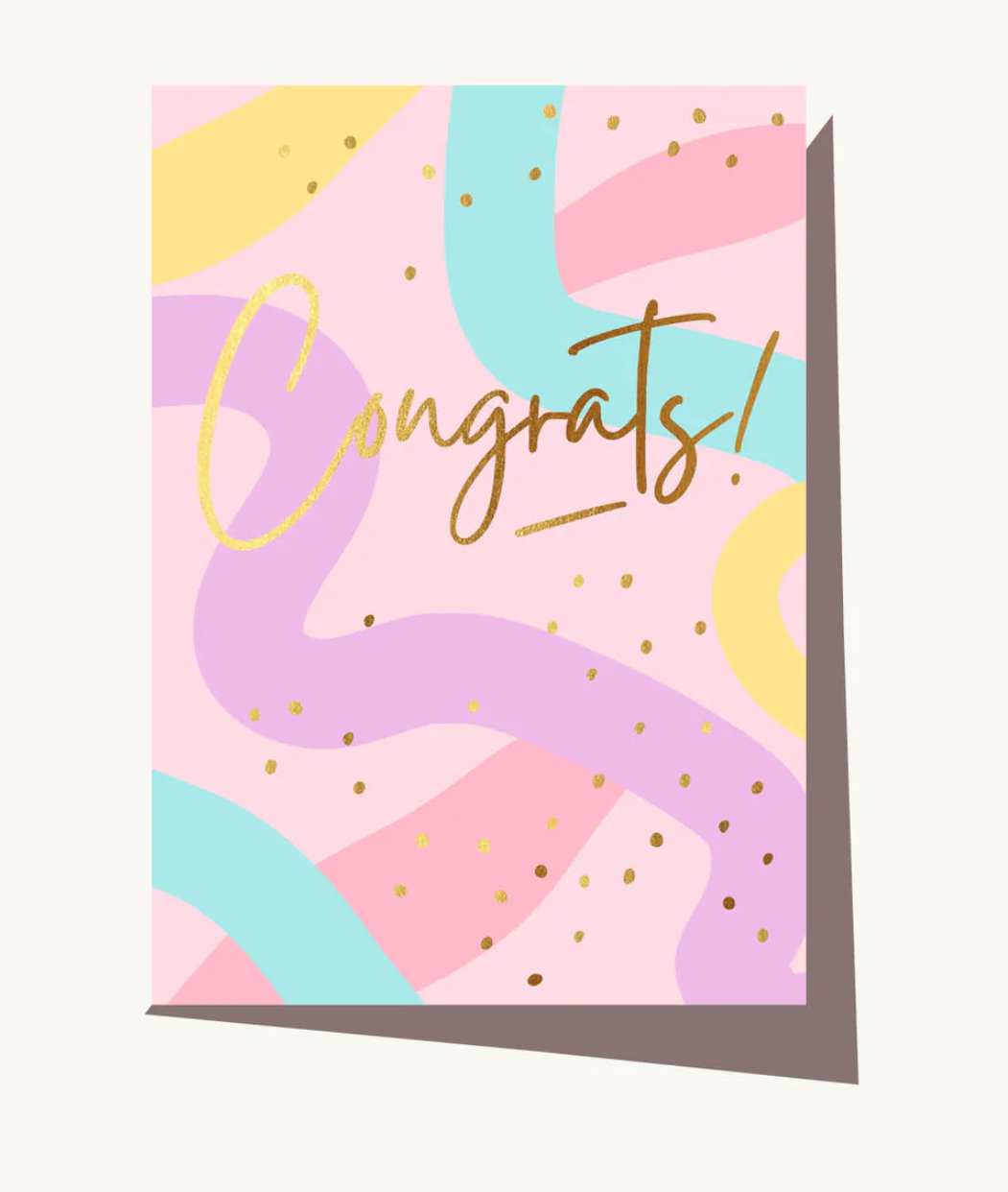 CONGRATS CARD CONFETTI – WILDE' N PRETTY